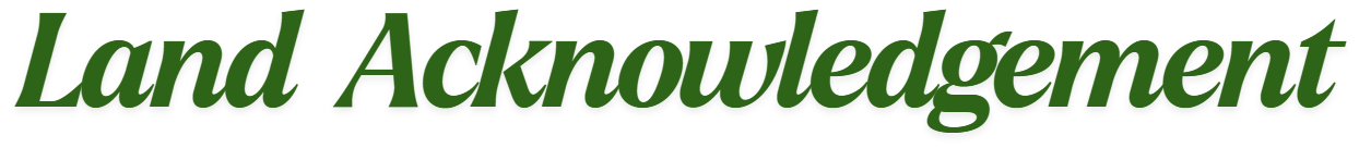 Land Acknowledgement – Trees for Halton Hills